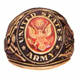 Military Insignia Rings - Army, USMC, Navy, Air Force