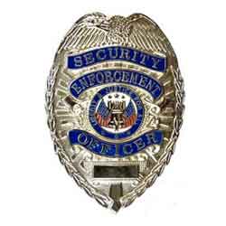 Professional Gold and Silver Security Officer Badges– Harry's Army Surplus