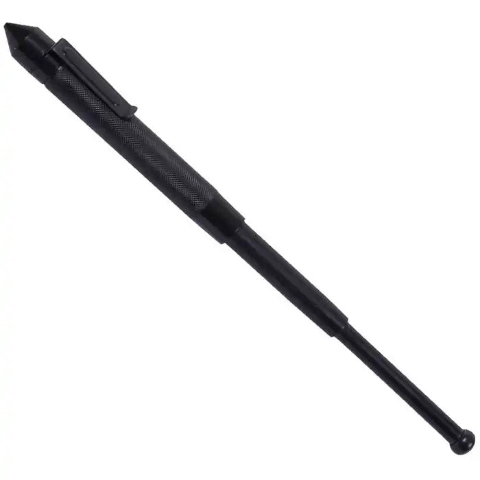 Forced Entry Expandable Baton with Clip and Window Punch