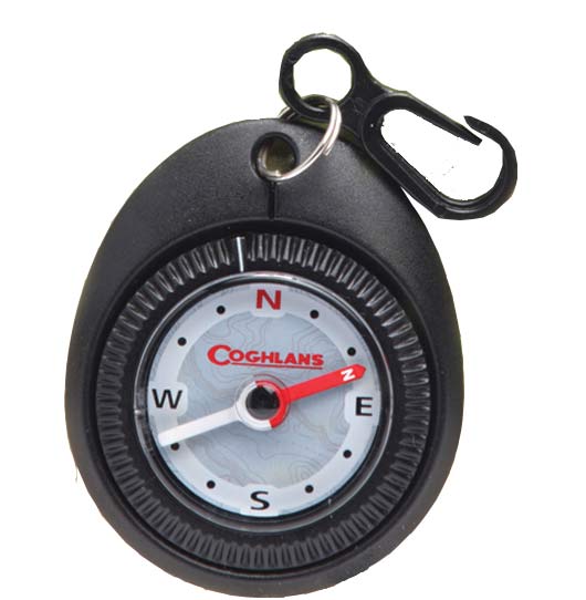 Coghlans Trail Compass | Outdoor Keychain Compass