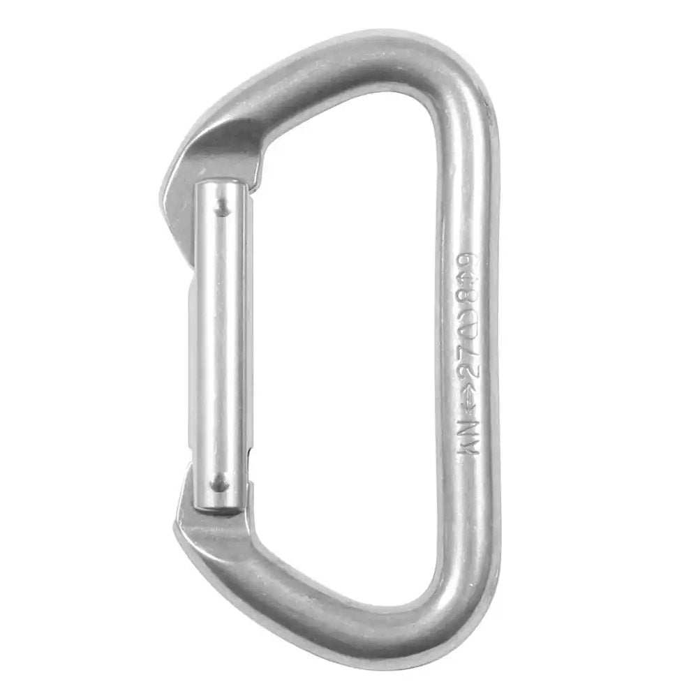 Heavy Duty Silver D-Ring Carbiner