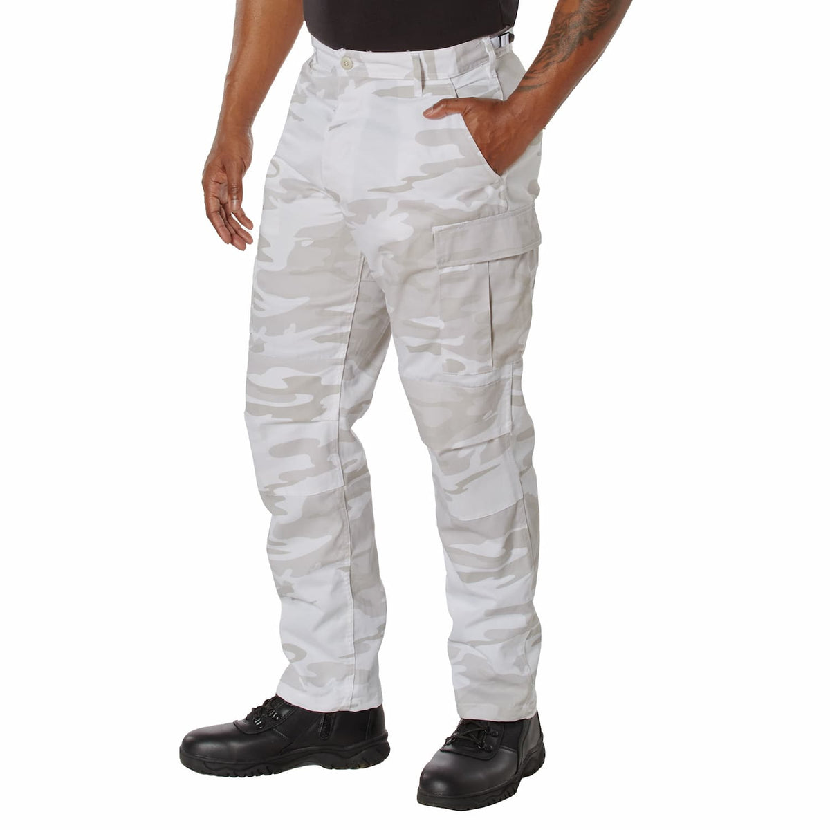 White Camouflage BDU Pant