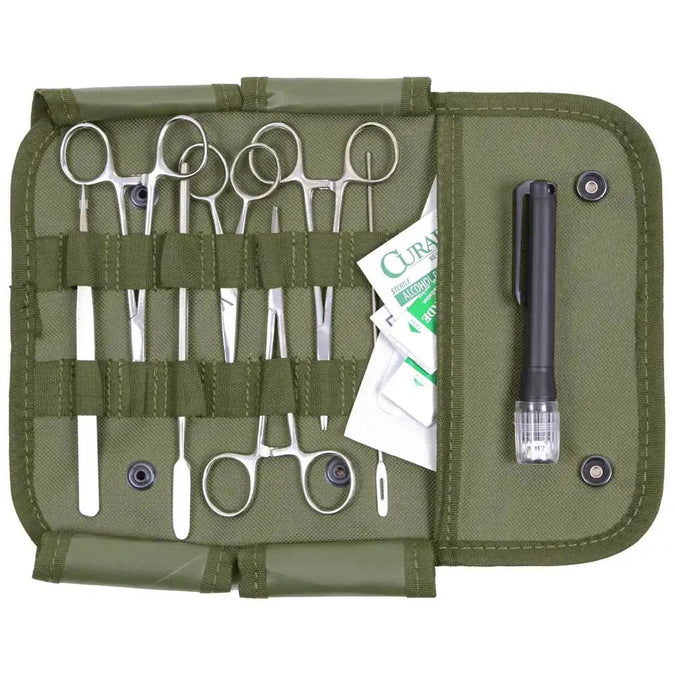 16-Piece Military Field Surgery Kit