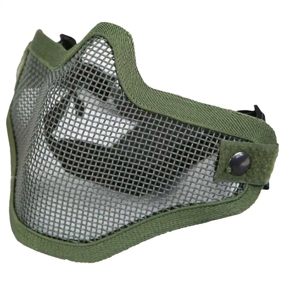 Bravo Tac Gear Strike OD Steel Mesh Face Mask