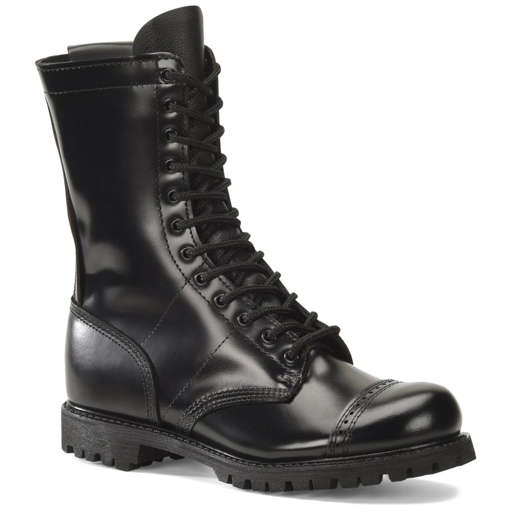 Corcoran 985 Mens USA Made Zip Black Paratrooper Combat Boot