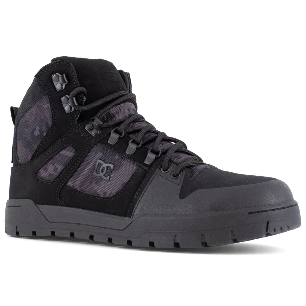 DC Pure High Top Safety Toe Waterproof Mens Work Shoe