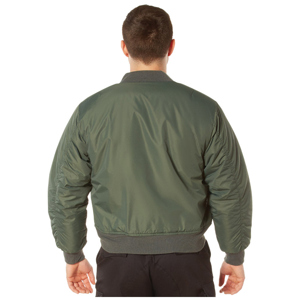 Nylon Enhanced Water Resistant MA-1 Bomber Jacket Nylon Enhanced Water Resistant MA-1 Bomber Jacket