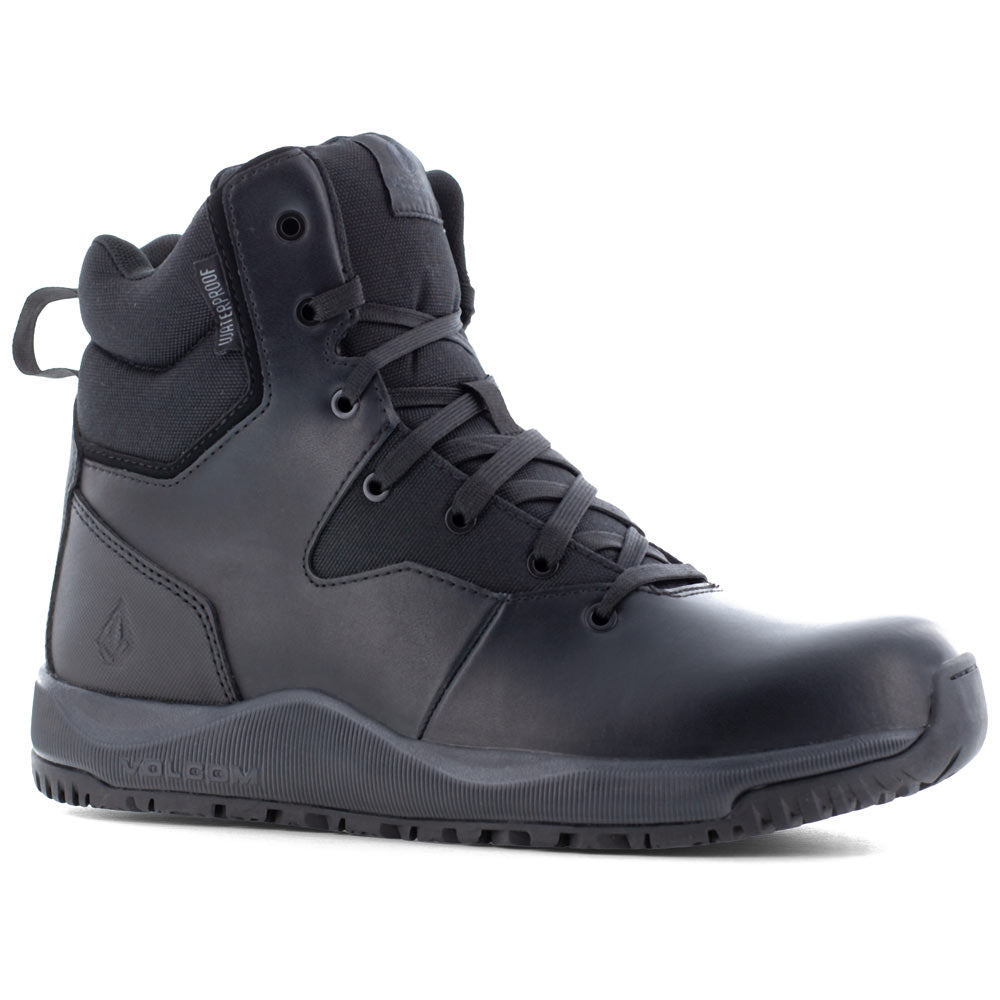 Volcom 6-inch Black Tactical Boot: Waterproof & Comfortable